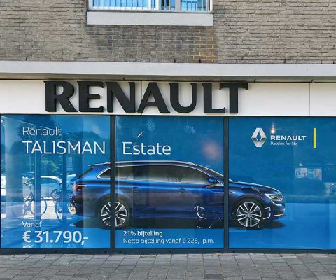 One way vision folie van ecolop.nl Eenzijdig transparante perforatiefolie